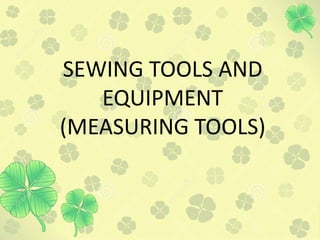 Sewing Tools And Equipment