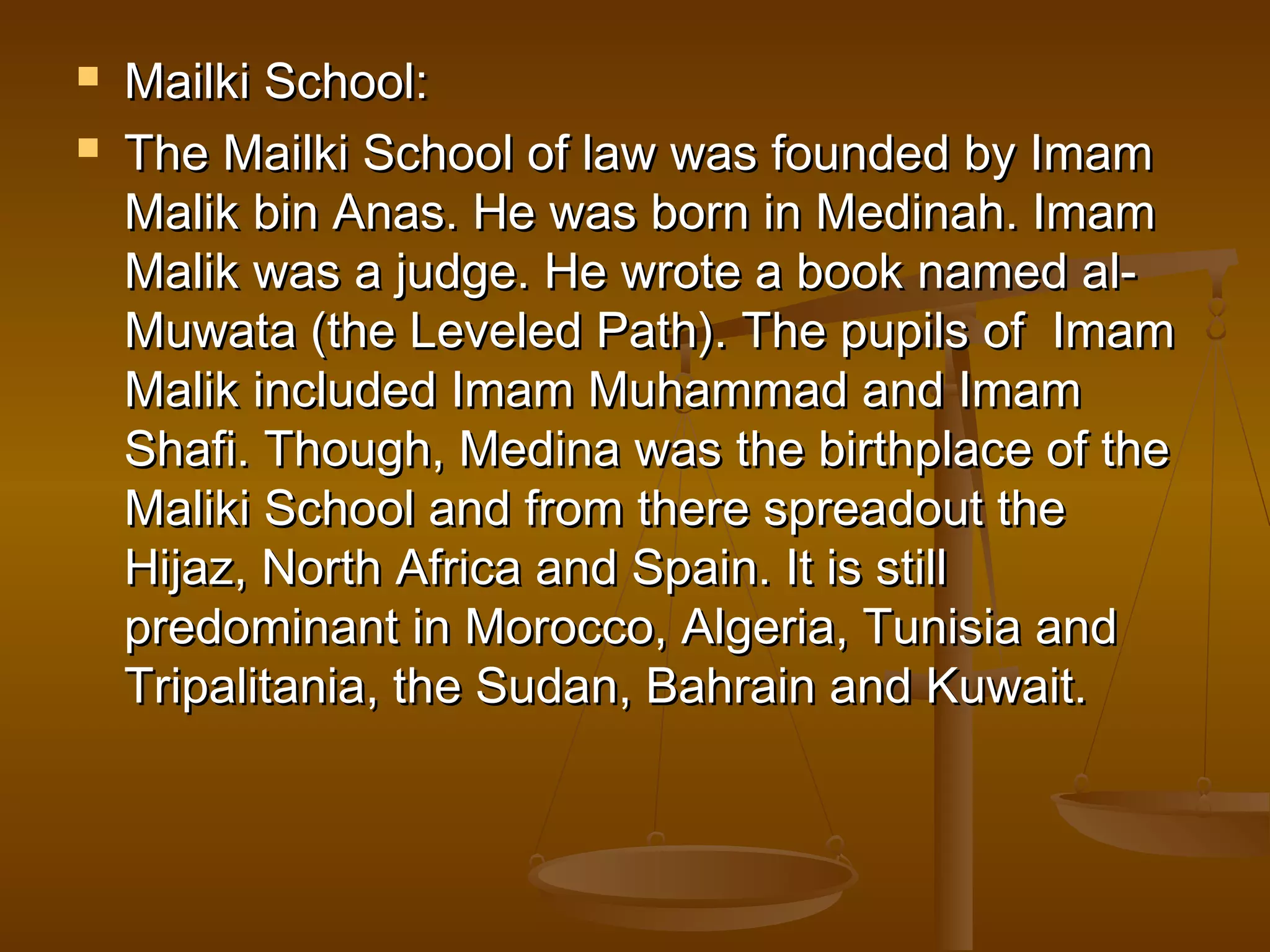 3.schools of muslim law | PPT