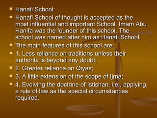 3.schools of muslim law | PPT