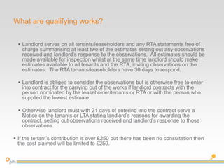 Section 20 consultation and procurement - Sian Evans at PfH Live 2015 | PPT