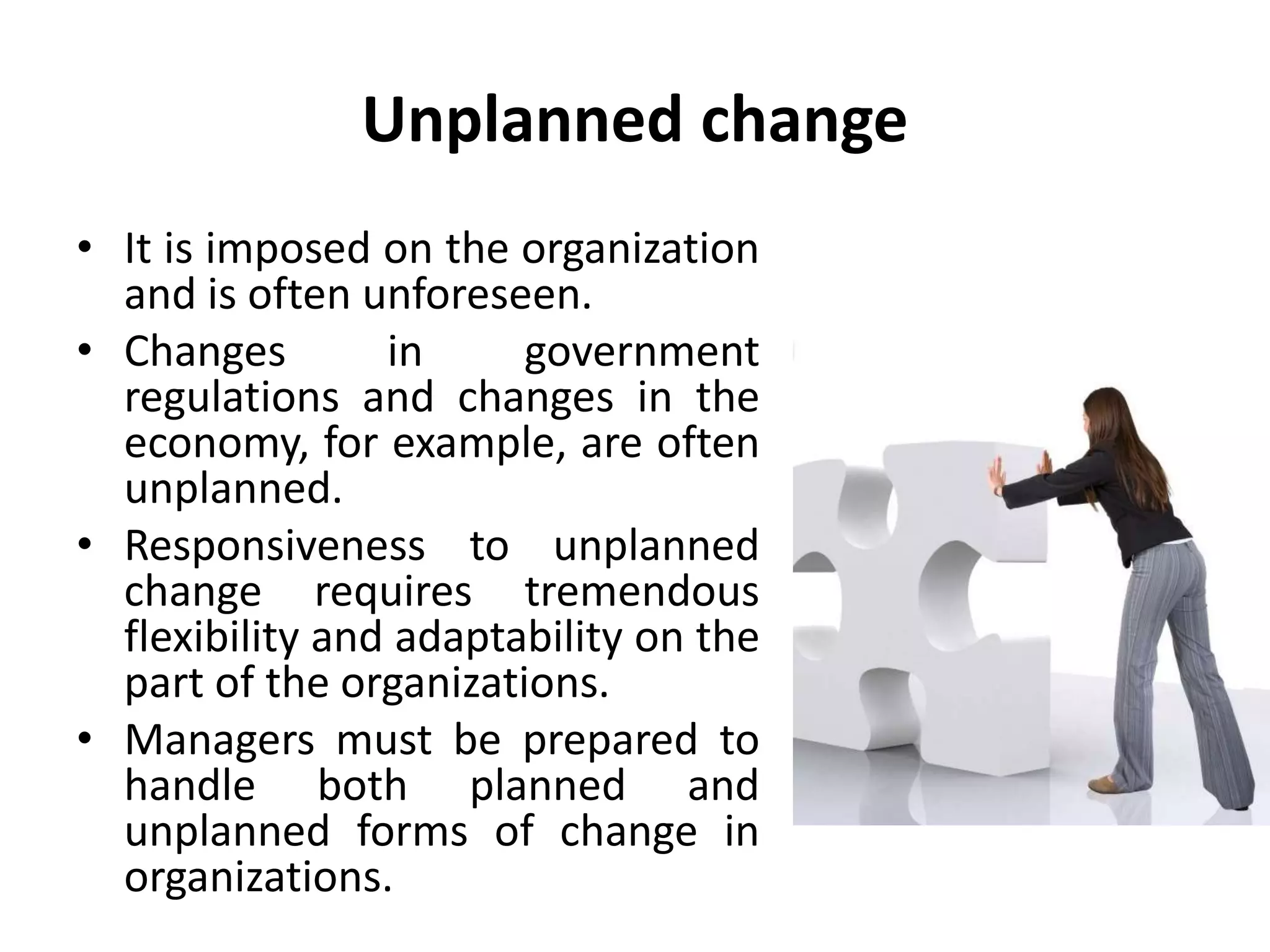 Forms of change - Organizational Change and Development - Manu Melwin ...