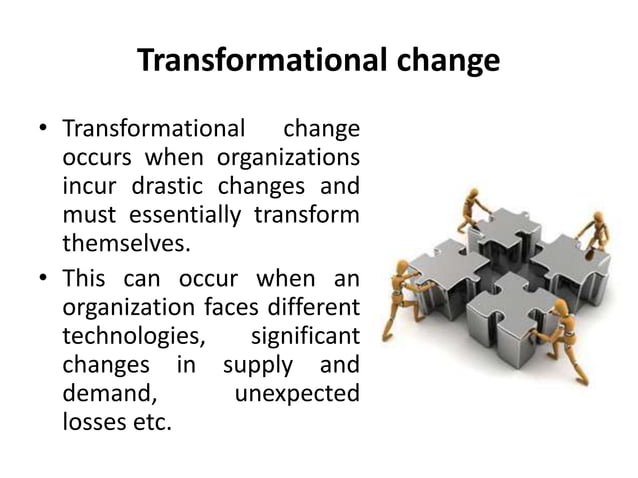 Forms of change - Organizational Change and Development - Manu Melwin ...