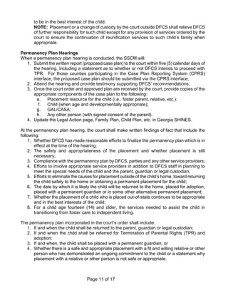 3.2 case review permanency plan hearings | PDF | Adoption and Fostering ...