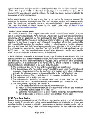 3.2 case review permanency plan hearings | PDF | Adoption and Fostering ...