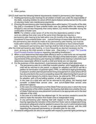 3.2 case review permanency plan hearings | PDF | Adoption and Fostering ...