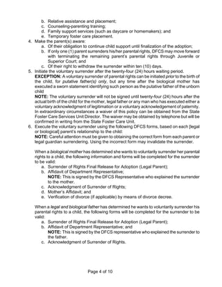 3.12 voluntary surrender of parental rghts | PDF