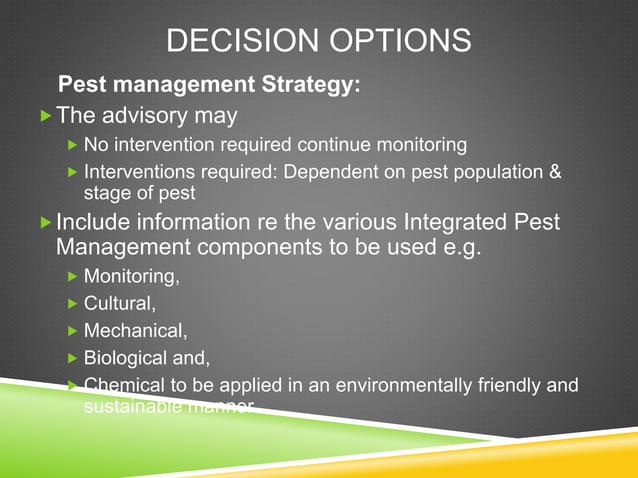 The Beet Armyworm Pest Forecast Model: A Decision-Making Tool for Pest ...