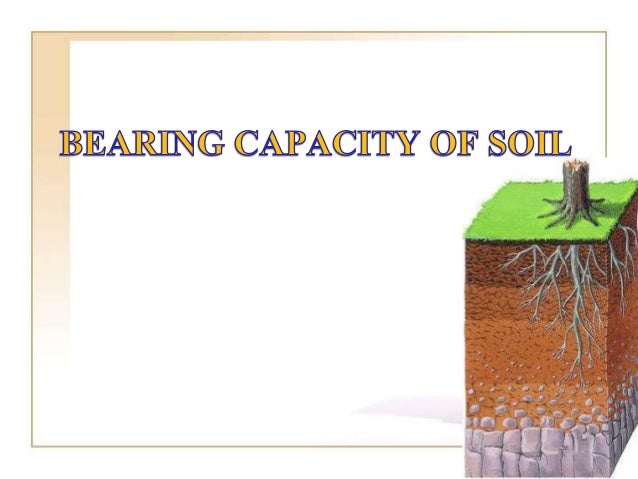 3.bearing capacity of soil