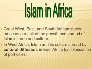 Spread Of Islam In Africa