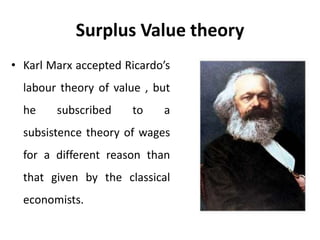 Surplus value theory – wage theories - compensation management - Manu ...