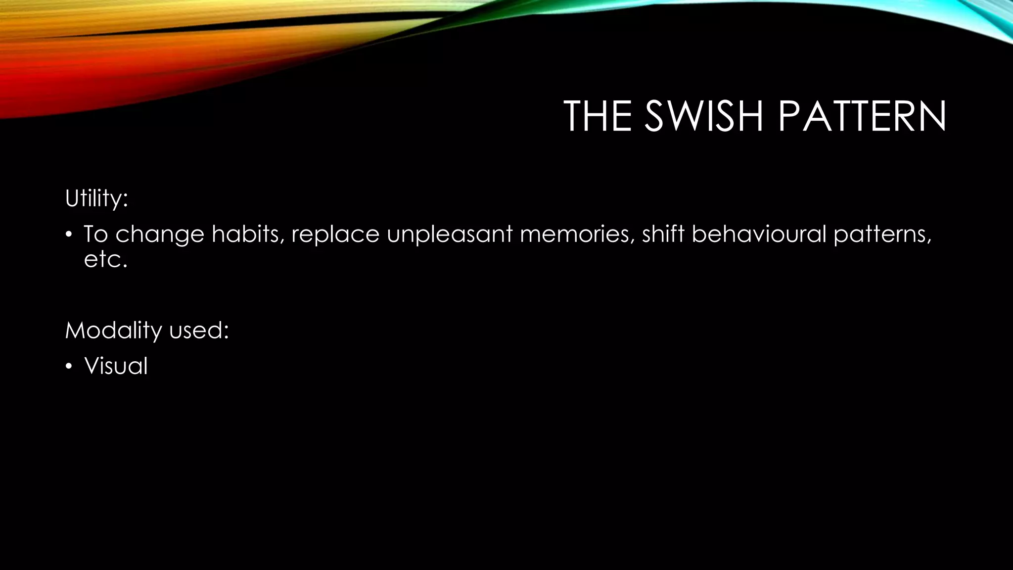 Applications of NLP Part 3: The Swish Pattern | PPT