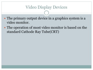 Overview of the graphics system | PPTX