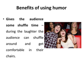12 benefits of using humor - - Manu Melwin Joy | PPTX
