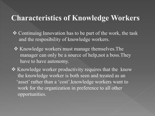 Knowledge Work | PPTX