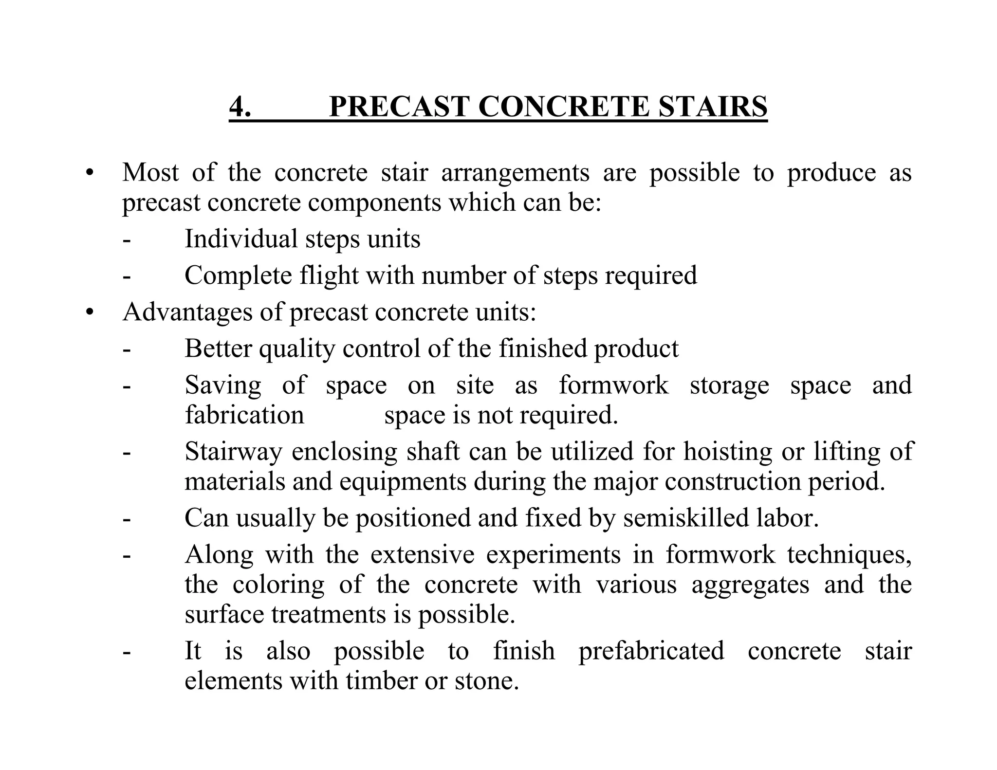 PRECAST CONCRETE STAIRS | PDF