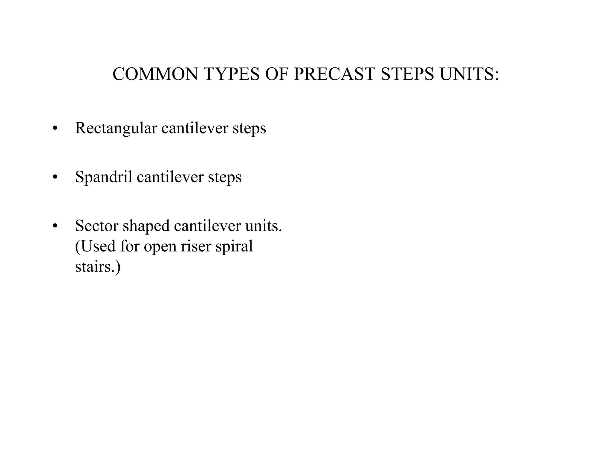 PRECAST CONCRETE STAIRS | PDF