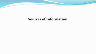 Sources of information | PPTX
