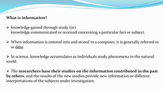 Sources of information | PPTX
