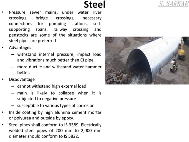 materials of sewer | PDF