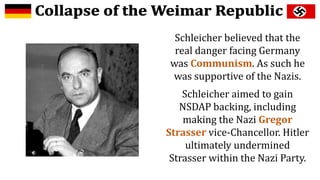 Collapse of the Weimar Republic - bruning's chancellorship to ...