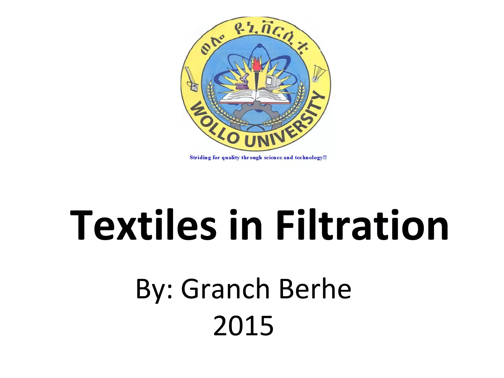3. filtration textiles | PPT