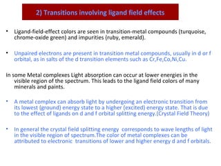 3. causes of color and their mechanism | PPT