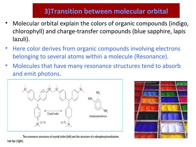 3. causes of color and their mechanism