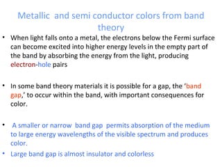 3. causes of color and their mechanism | PPT