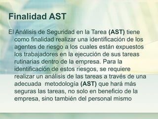 Modelos de seguridad industrial - Análisis Seguridad en el Trabajo | PPT