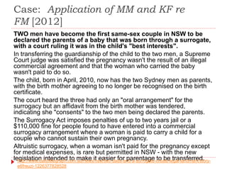 3.2 surrogacy and birth technologies | PPTX