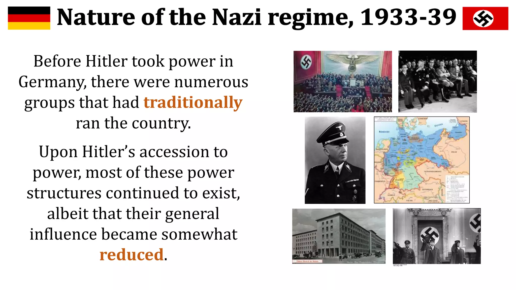 Nazi Germany - traditional power structures | PPT | Free Download