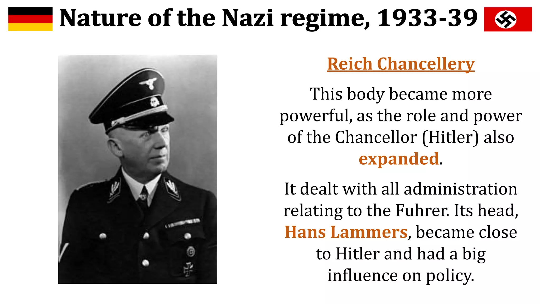 Nazi Germany - traditional power structures | PPT