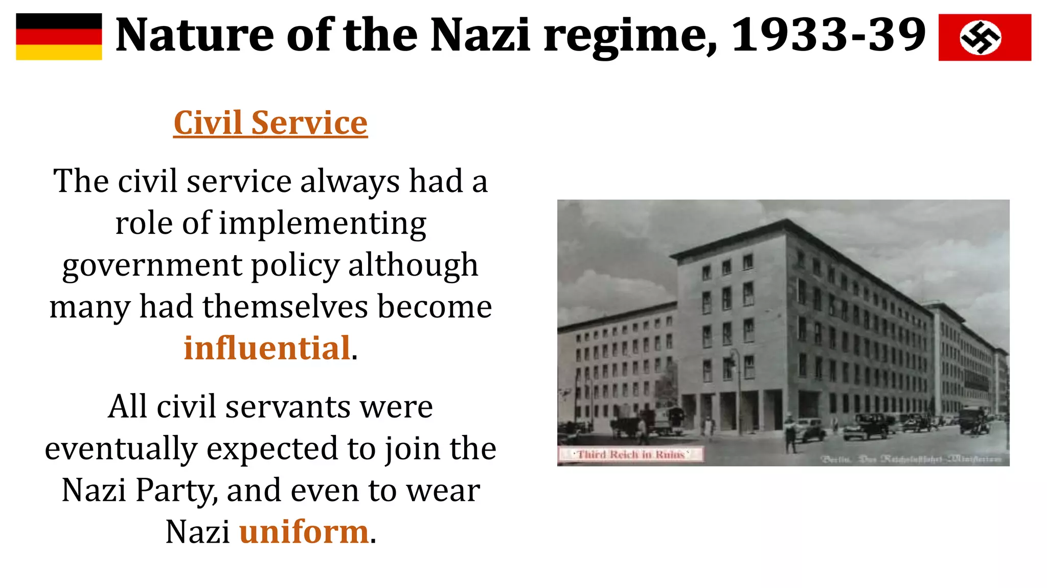 Nazi Germany - traditional power structures | PPT