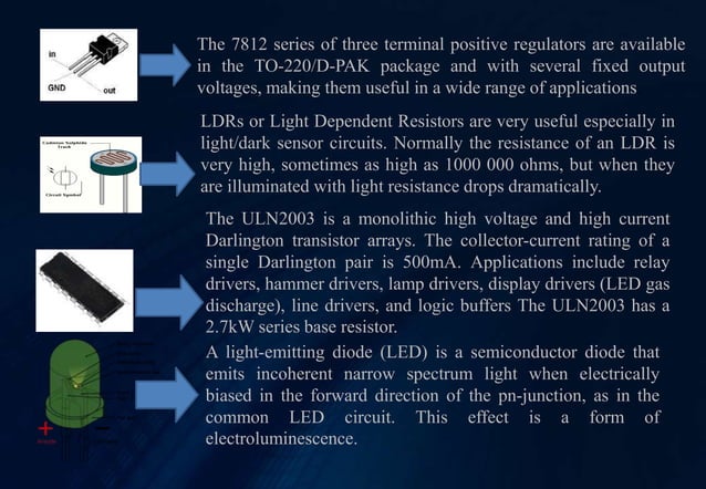 STREET LIGHT THAT GLOWS ON DETECTING VEHICLE MOVEMENT | PPTX | Computer ...
