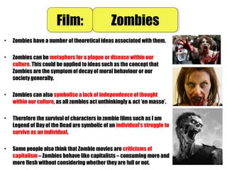 3. representation | PPT | Horror | Genres