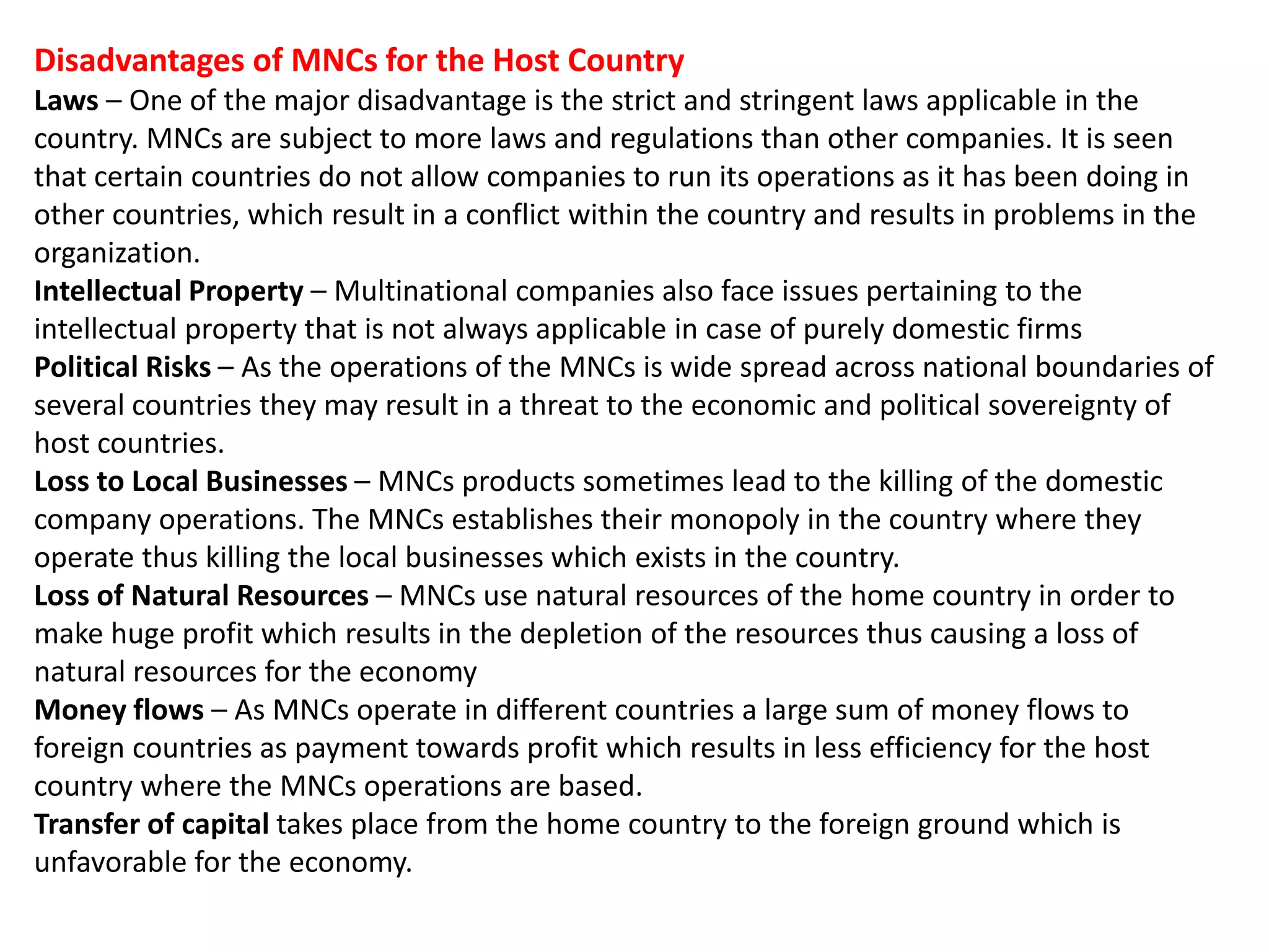 Multinational Corporations (MNCs) | PPTX