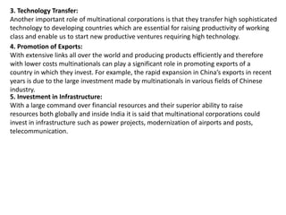 Multinational Corporations (MNCs) | PPTX