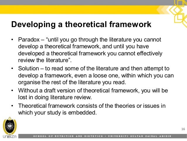 3. Reviewing the literature