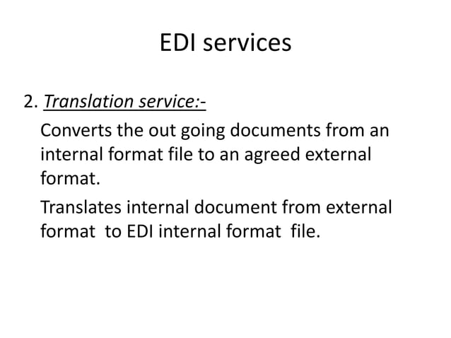EDI | PPT