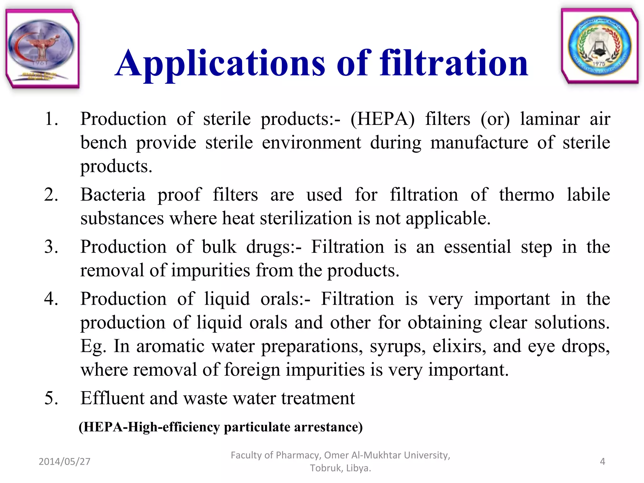Filtration | PPT