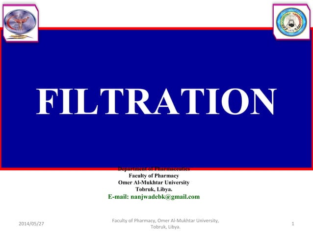 Filtration | PPT | Physics | Science