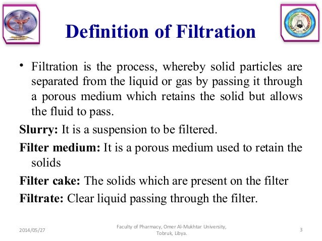 Filtration