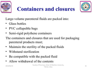 Sterile Dosage Forms | PPT