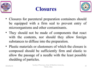 Sterile Dosage Forms | PPT