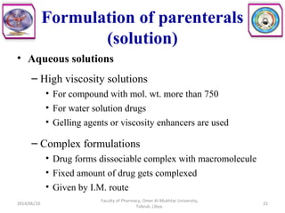 Sterile Dosage Forms | PPT