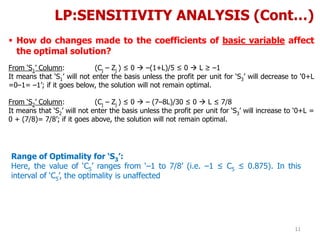 3. linear programming senstivity analysis | PDF