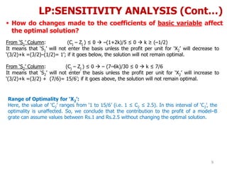 3. linear programming senstivity analysis | PDF