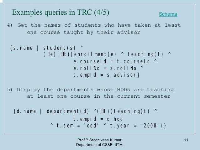 31 Tuple Relationalcalculus 