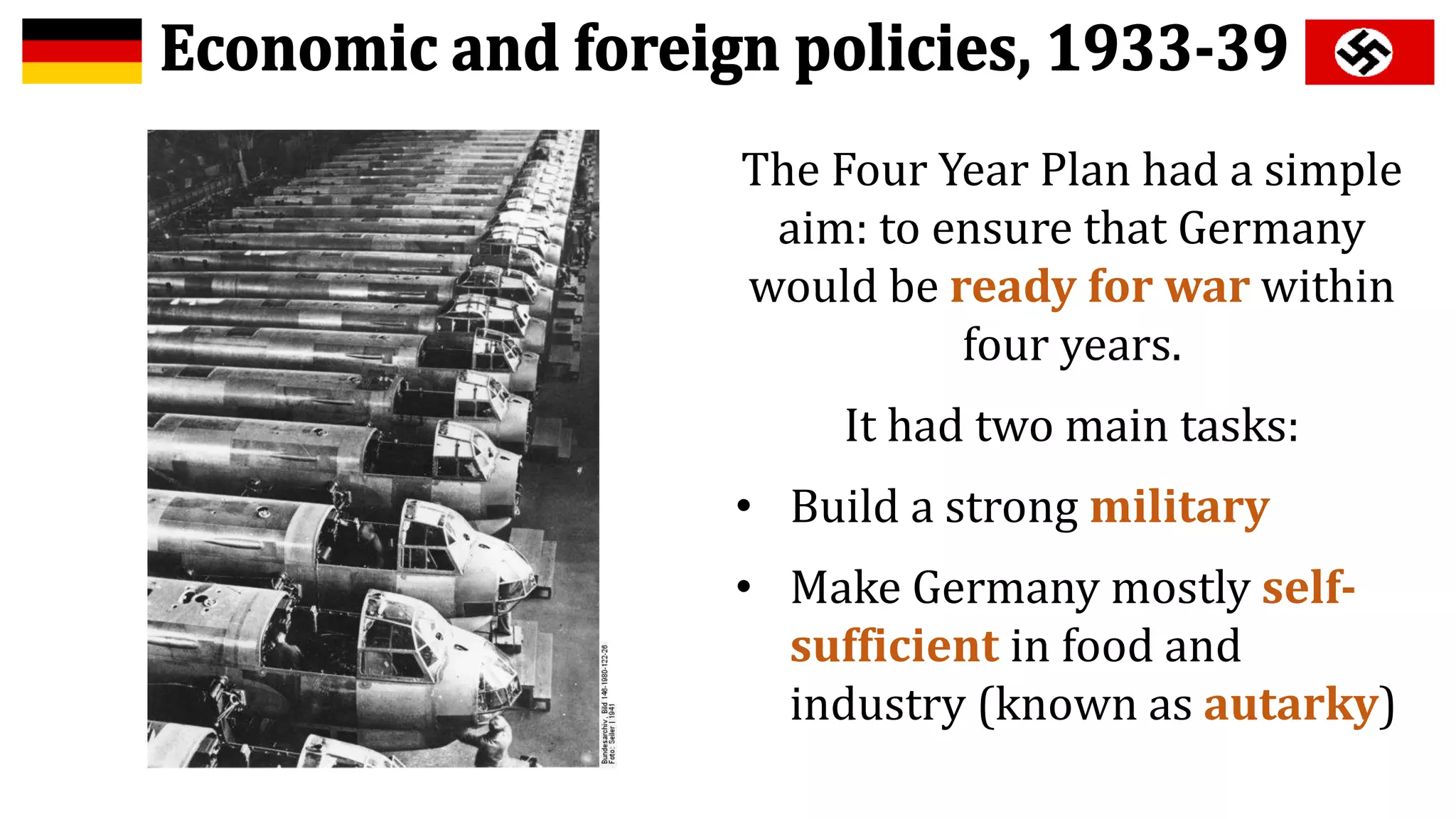 Nazi Germany - goering and the four year plan | PPTX