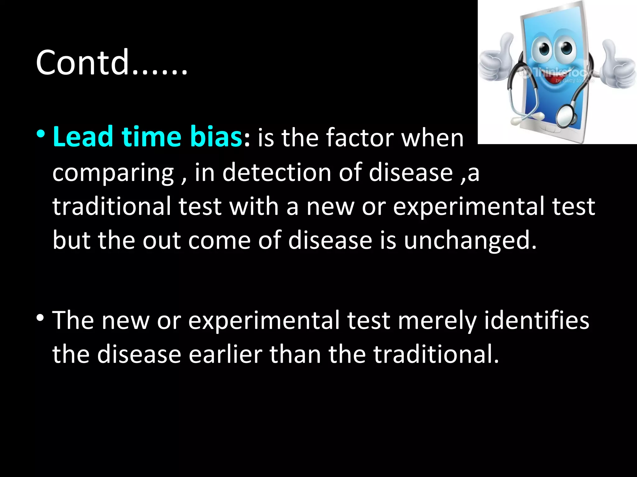 Screening vs Diagnostic Tests & Concept of lead Time | PPT